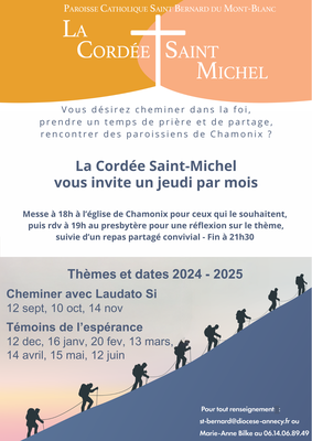 Parcours spirituel "La Cordée Saint Michel" — Paroisse Saint-Bernard du ...